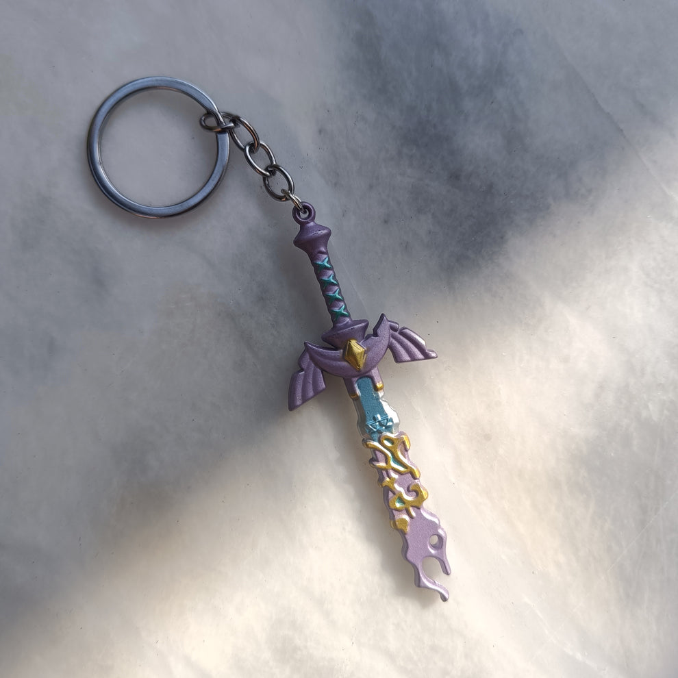 Zelda Tears of the Kingdom Master Sword Keychain – Virtual Vault